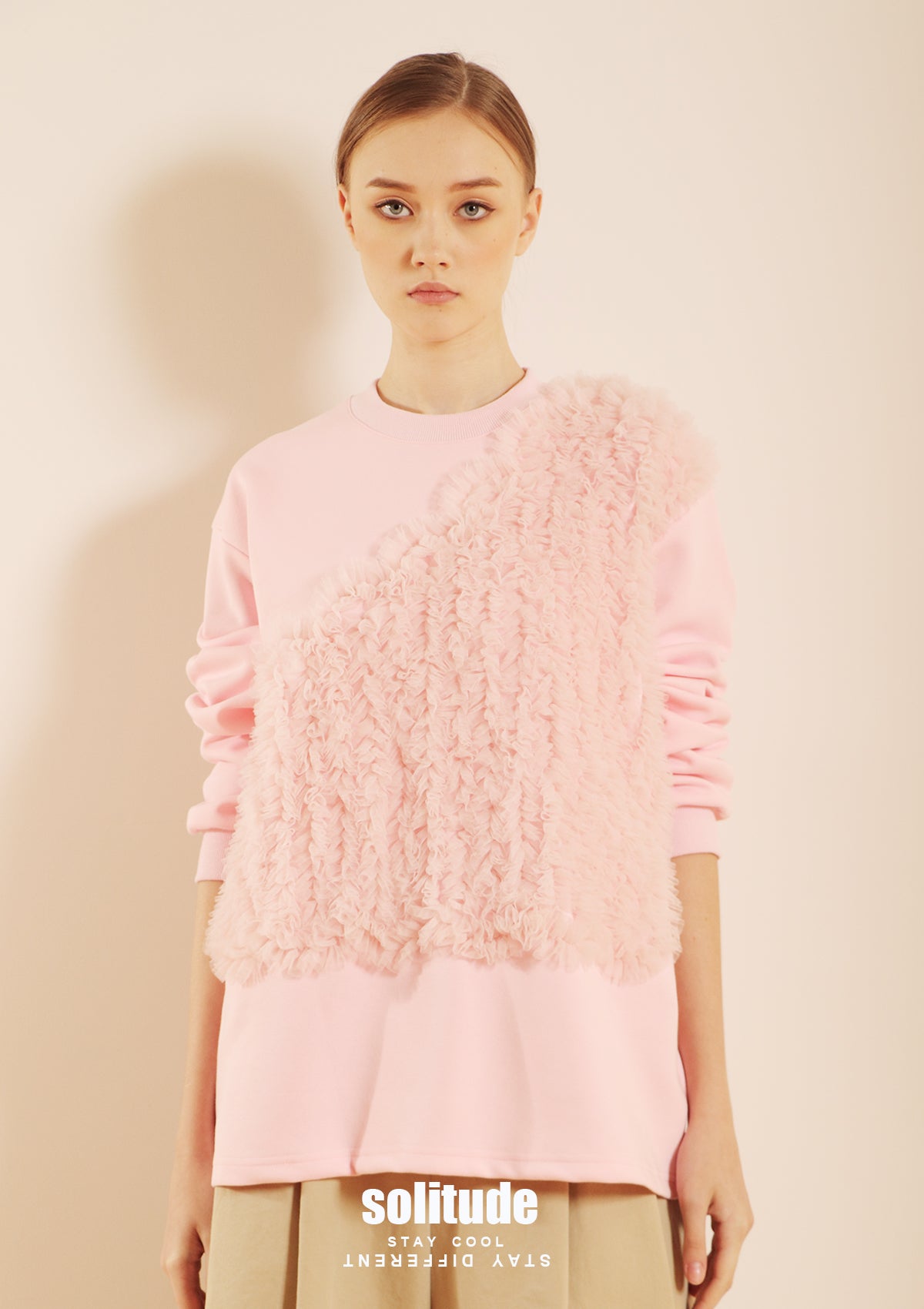 Pink Trimmed Top – solitude